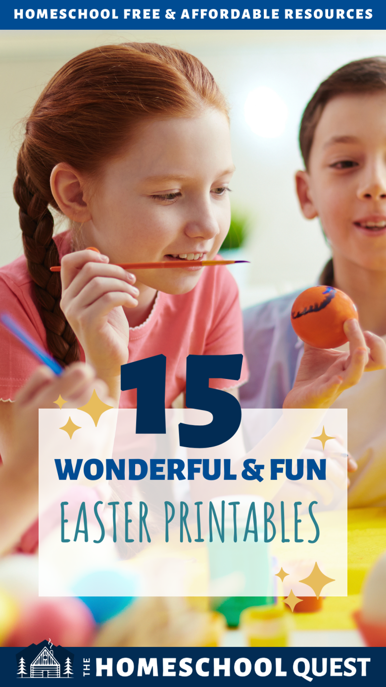 15 wonderful & fun Easter printables | The Homeschool Quest